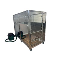 Quick N' Clean Stainless Steel Stalls - QUICK N CLEAN KENNELS
