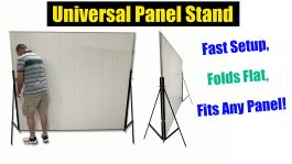 Small Fold Out Panel Stand